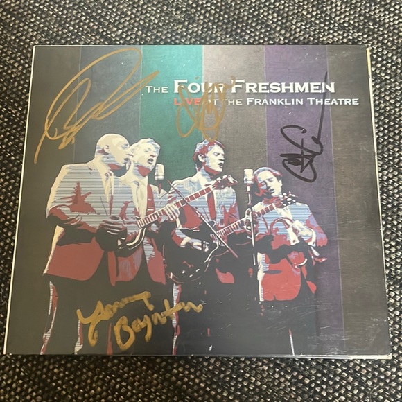 Media | The Four Freshmen Live At The Franklin Theater Cd Signed By All ...